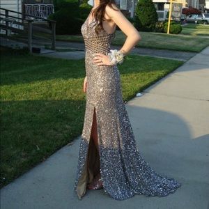 BG Haute | Dresses | Beautiful Embellished Bg Haute Prom Evening Gown ...